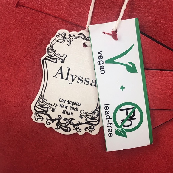 Alyssa | Bags | New Alyssa Coral Vegan Satchel Crossbody Bag | Poshmark
